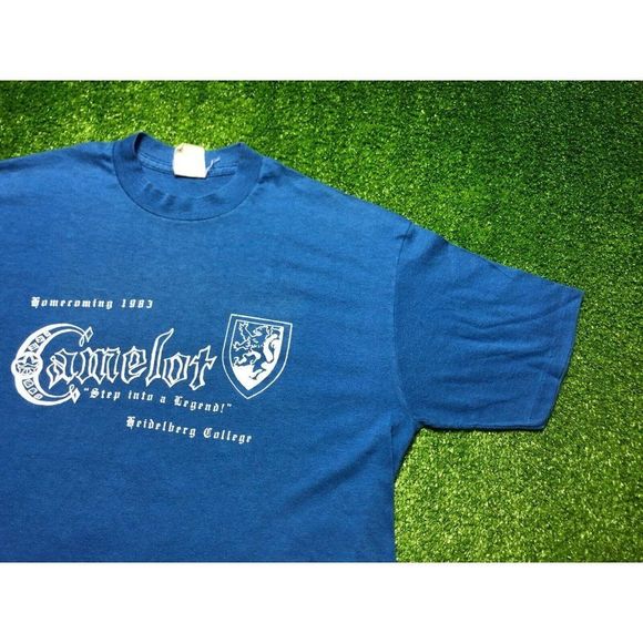 Elert | Shirts | Vintage983 Camelot Heidelberg College Mens Single ...